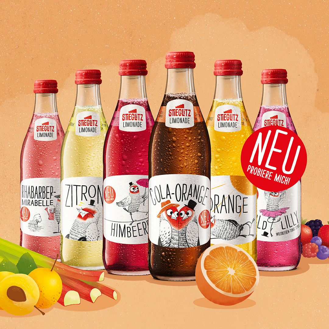 Neu reingeflattert: Die erfrischende Stieglitz Limonade | Stiegl ...
